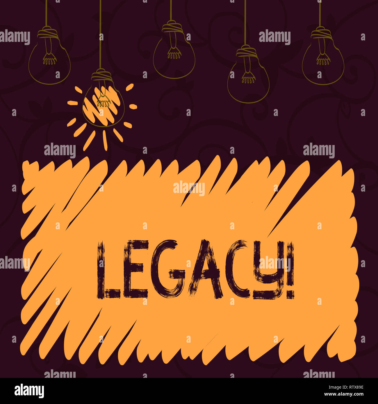 Word writing text Legacy. Business concept for Transmitted Received ...