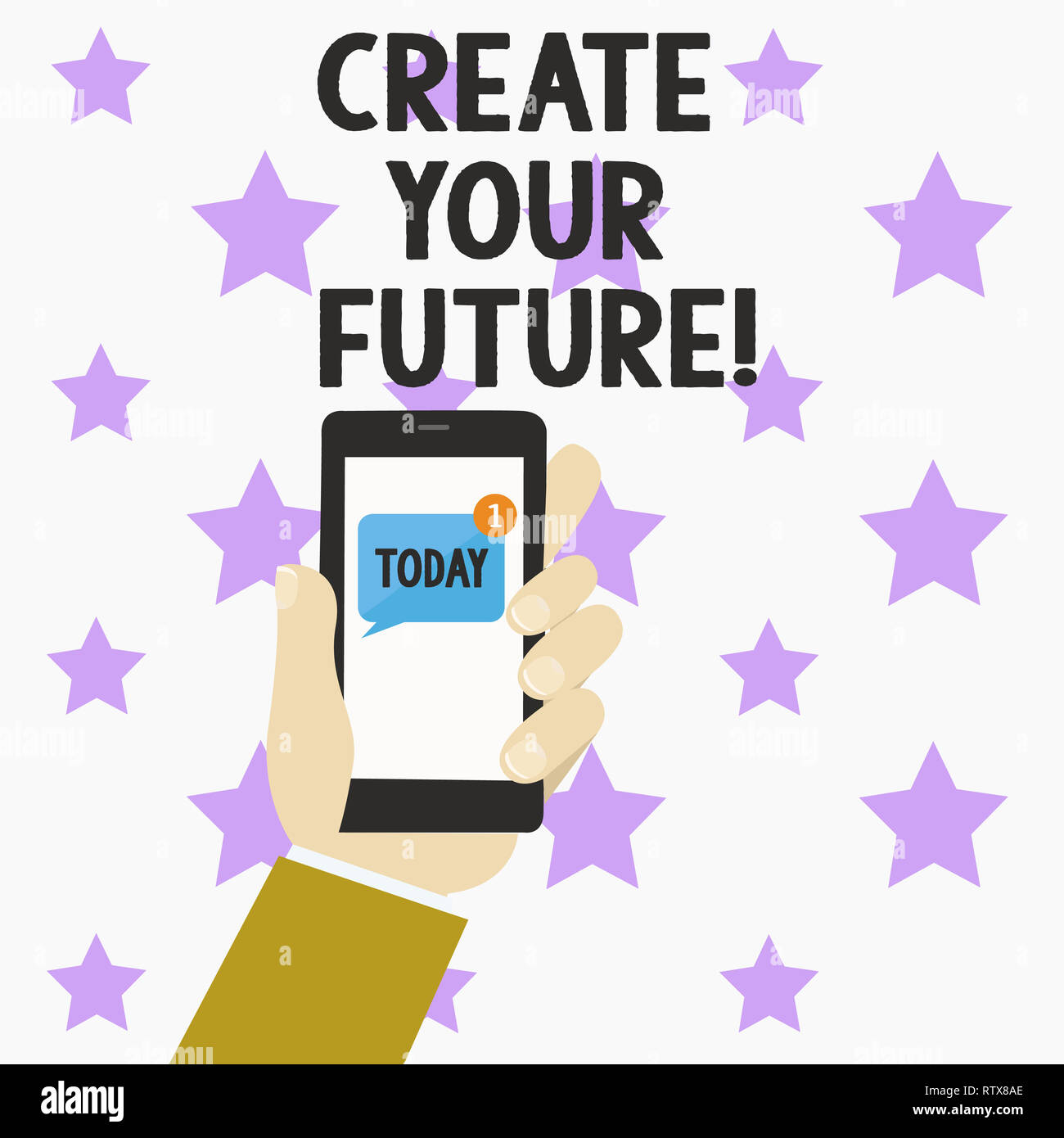 Word writing text Create Your Future. Business concept for career goals ...