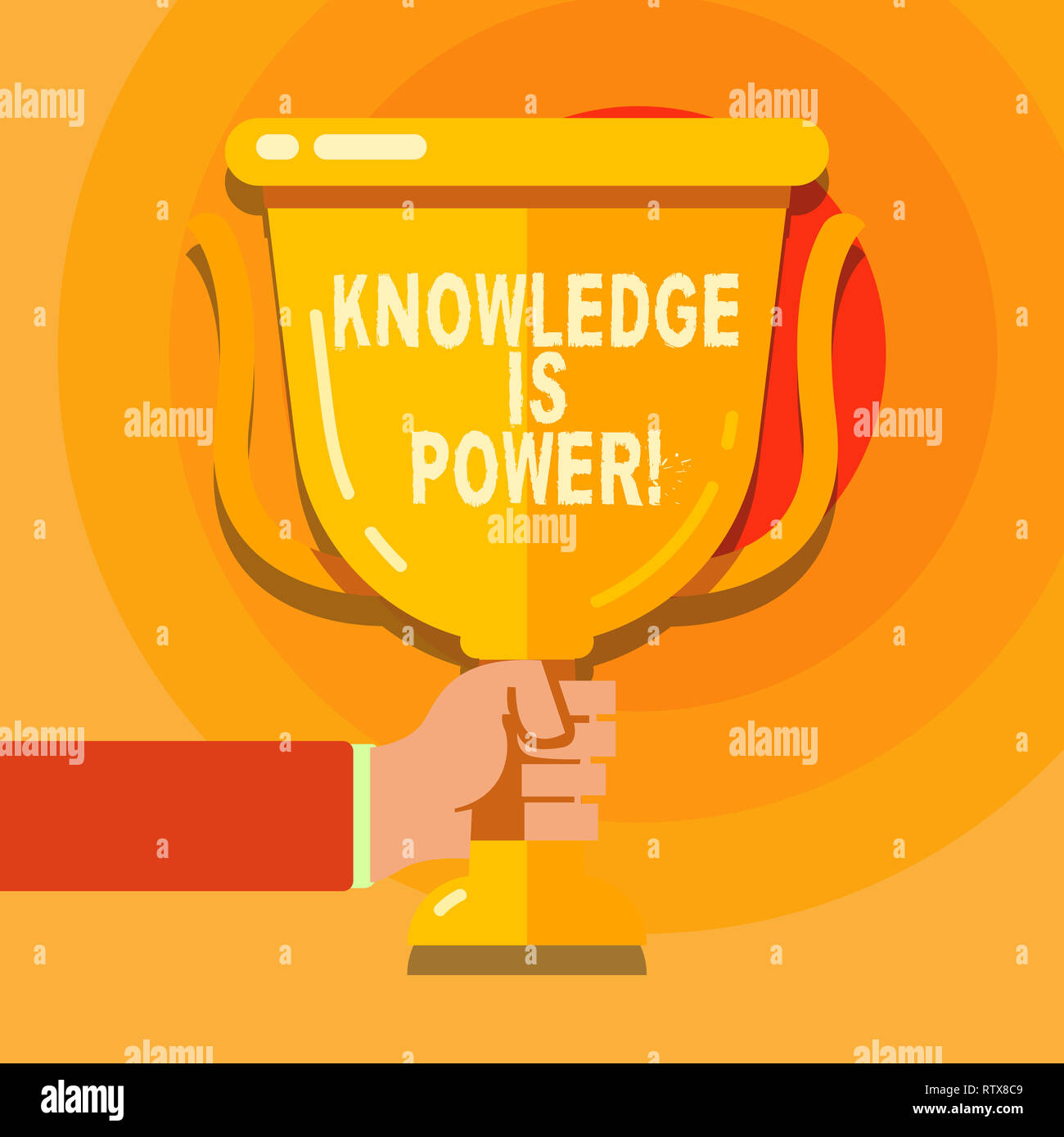 Conceptual hand writing showing Knowledge Is Power. Business photo text ...