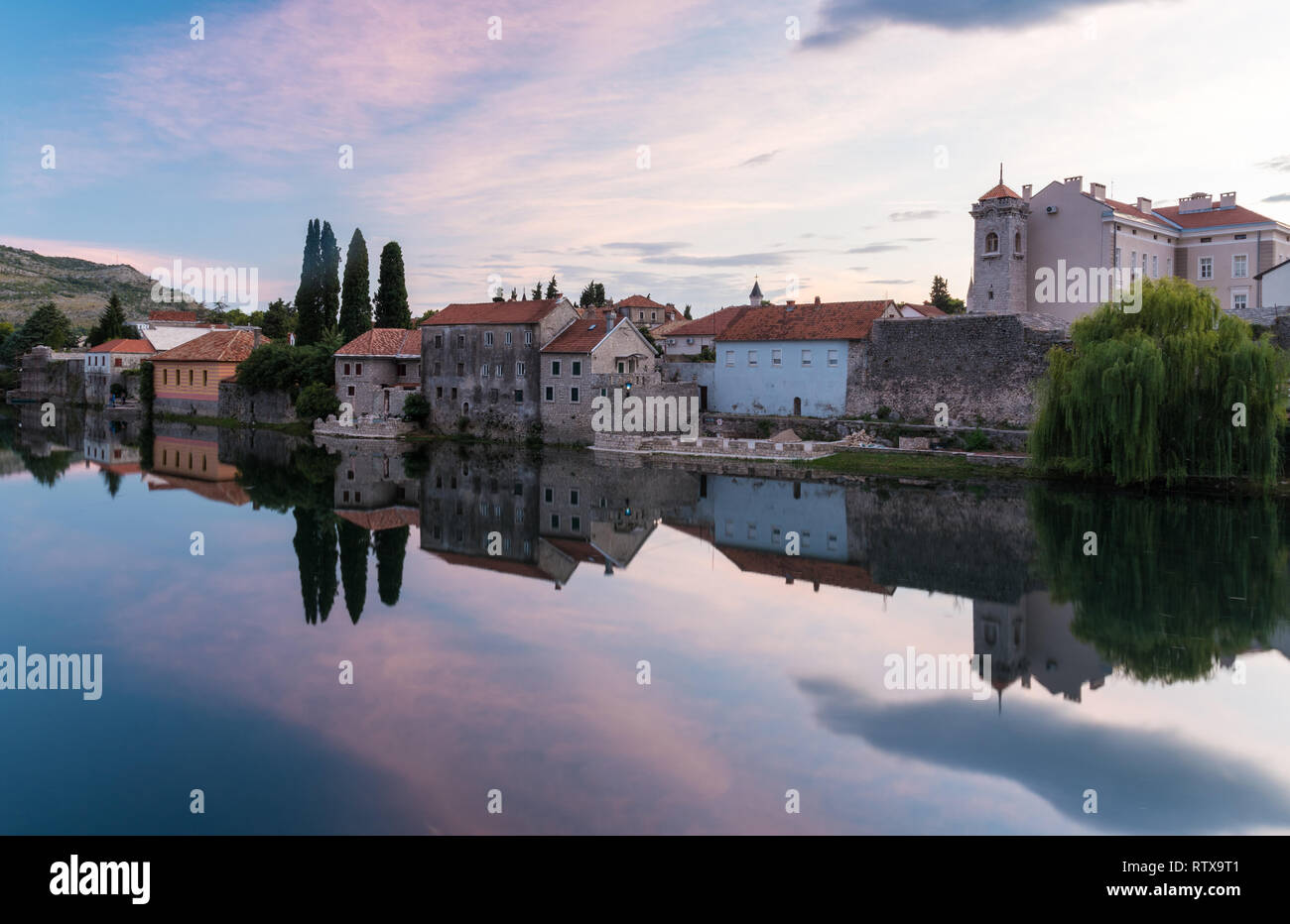 Reflection in the river Stock Photo - Alamy