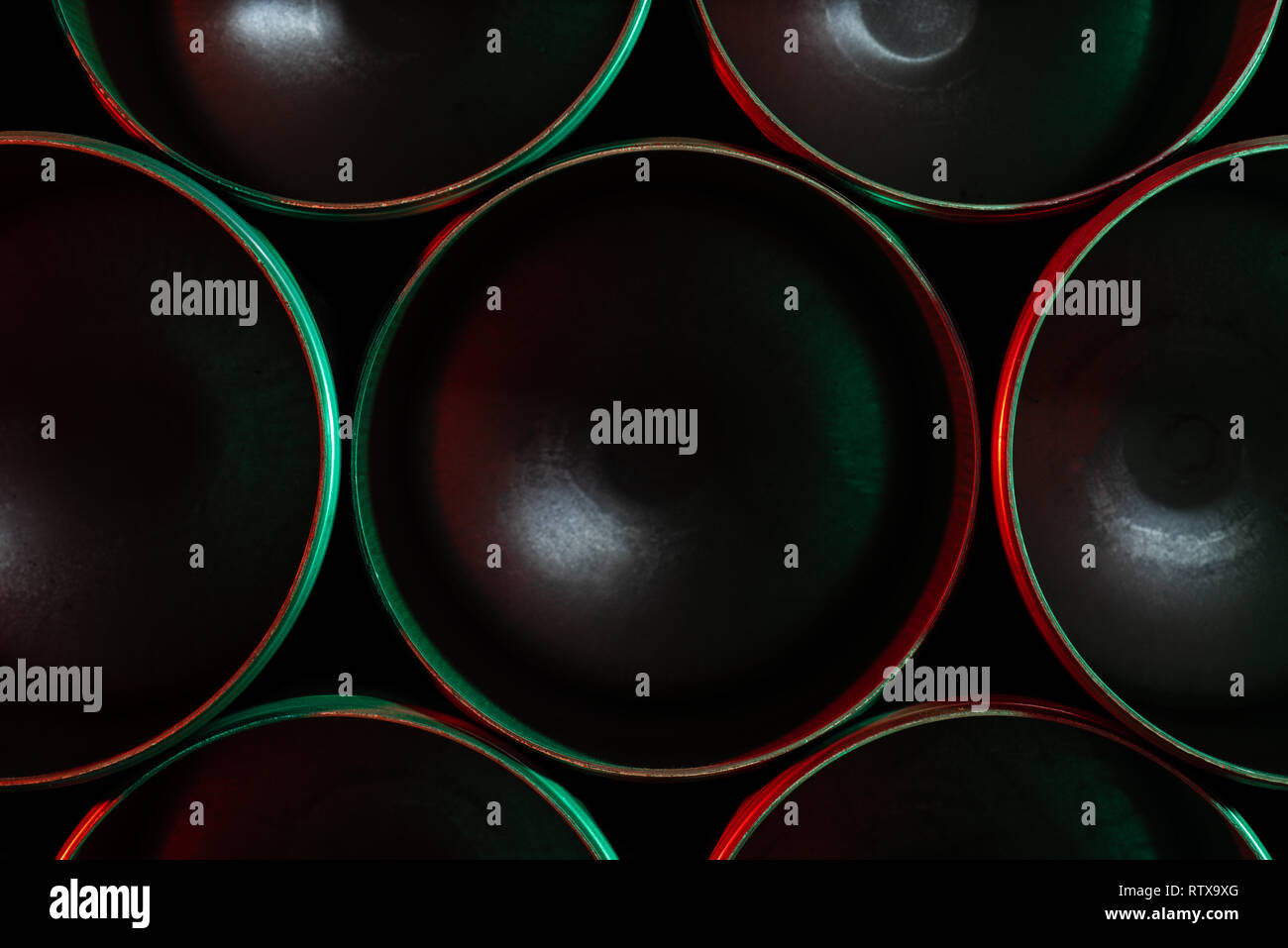 Industrial steel pipe background Stock Photo - Alamy