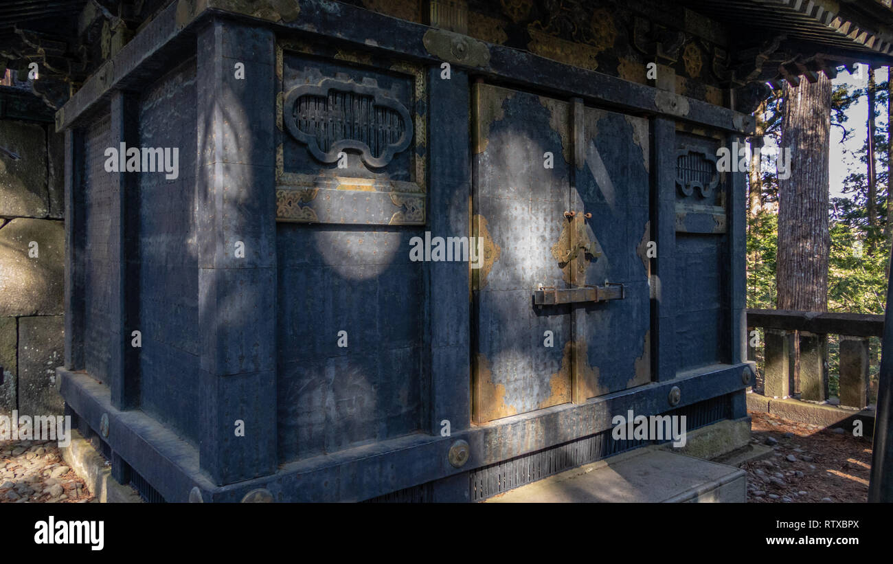 Buildings by Inner Shrine at Toshogu Shrine, Nikko, Japan Stock Photo ...
