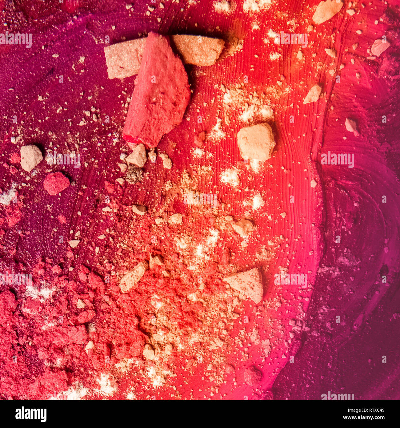 Artistic make-up composition - creative background, beautiful textures ...