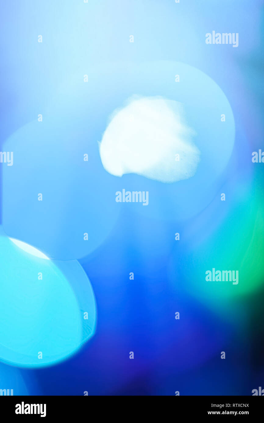 Colorful blurry lights - abstract background, bokeh overlay defocused design concept. Colour ...