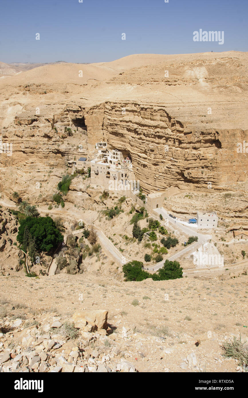 Saint George Monastery, Wadi Qelt, Judean Desert, Israel / West Bank ...