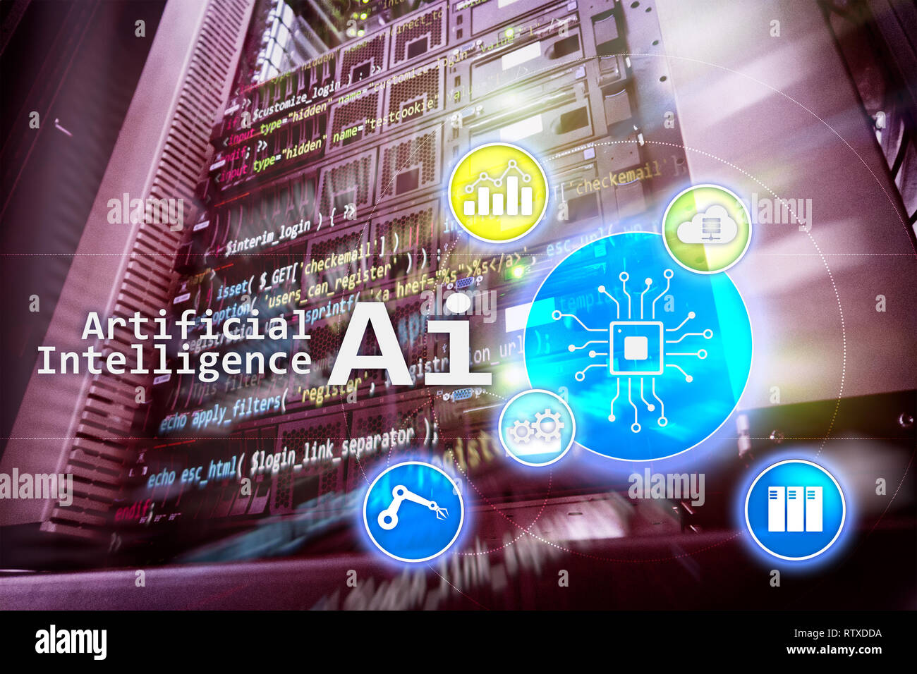 AI, Artificial intelligence, automation and modern information ...