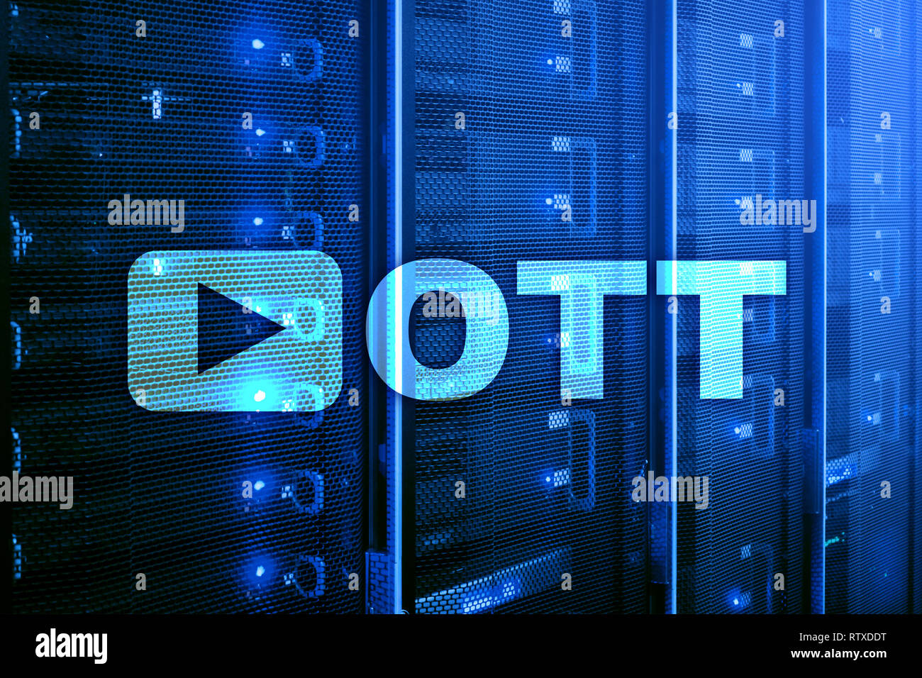 OTT, IPTV, video streaming over the internet Stock Photo - Alamy