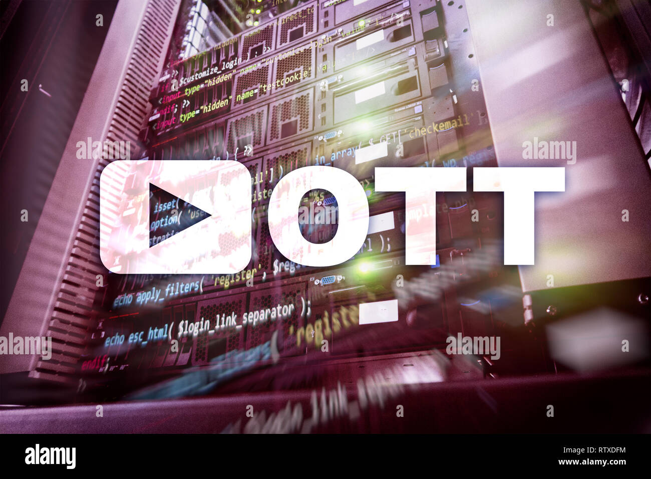 OTT, IPTV, video streaming over the internet Stock Photo - Alamy