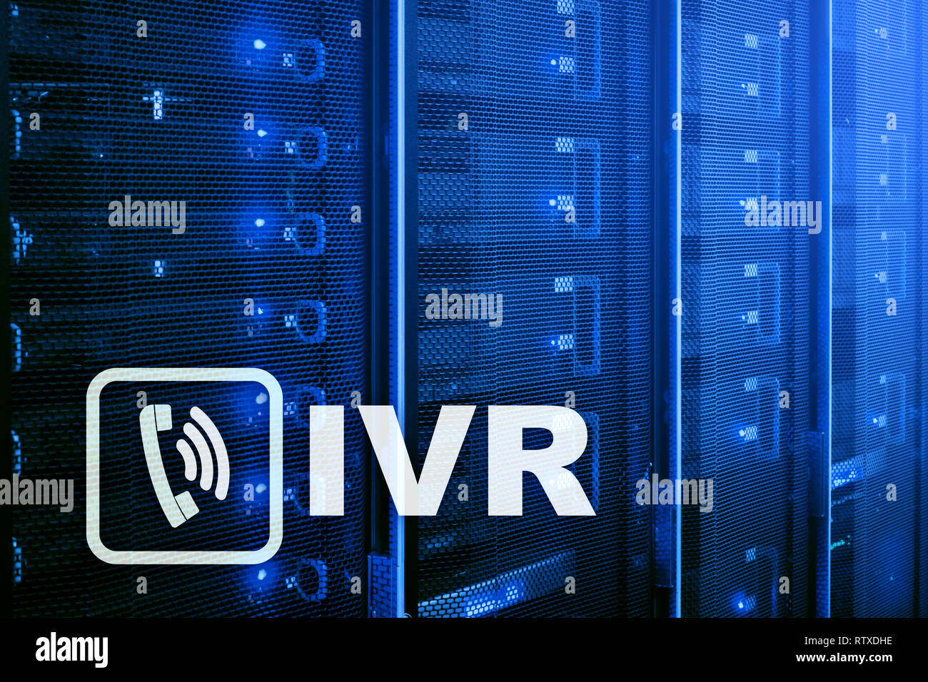 IVR Interactive voice response communication concept Stock Photo - Alamy