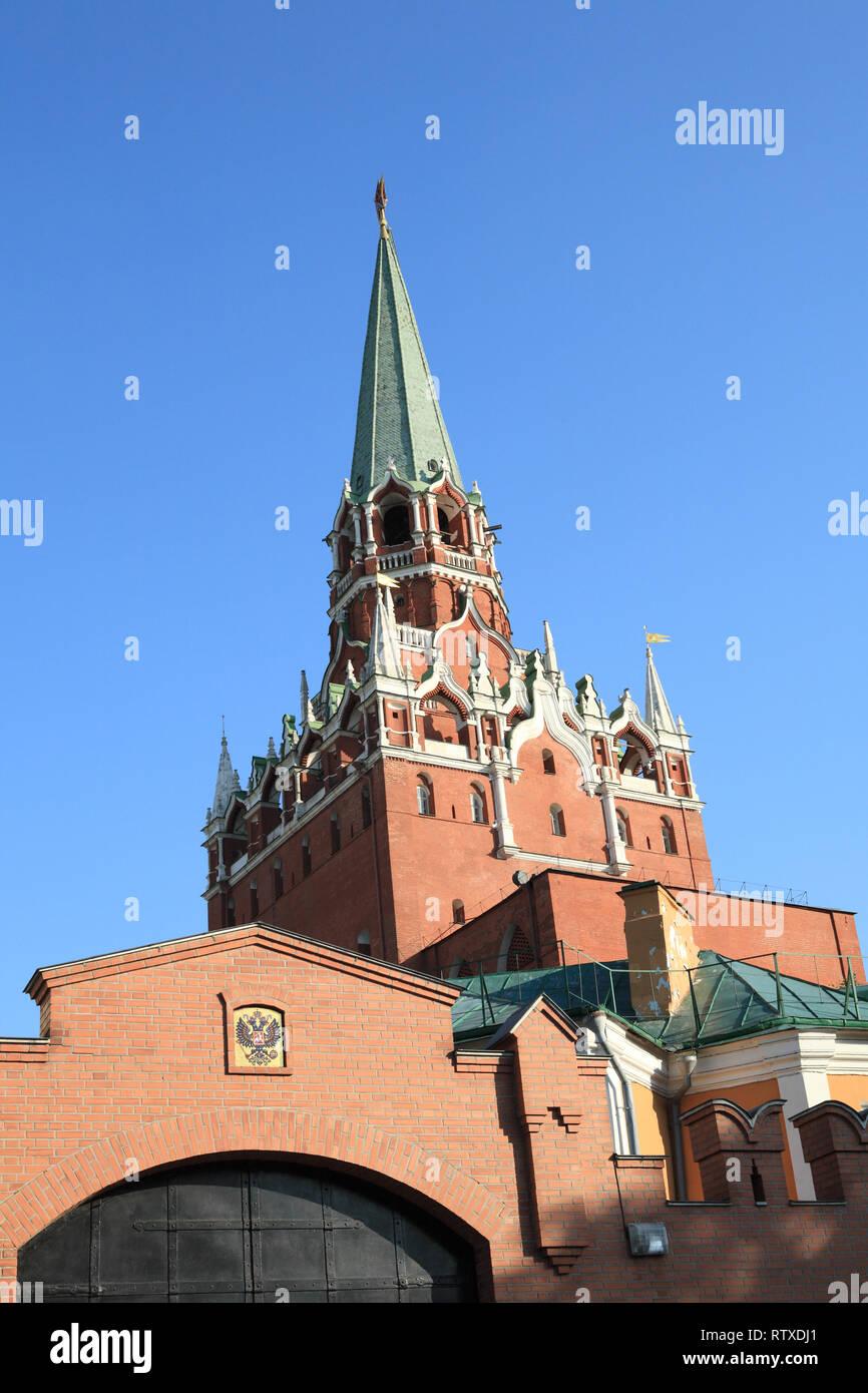 Kremlin tower on sky background Stock Photo - Alamy