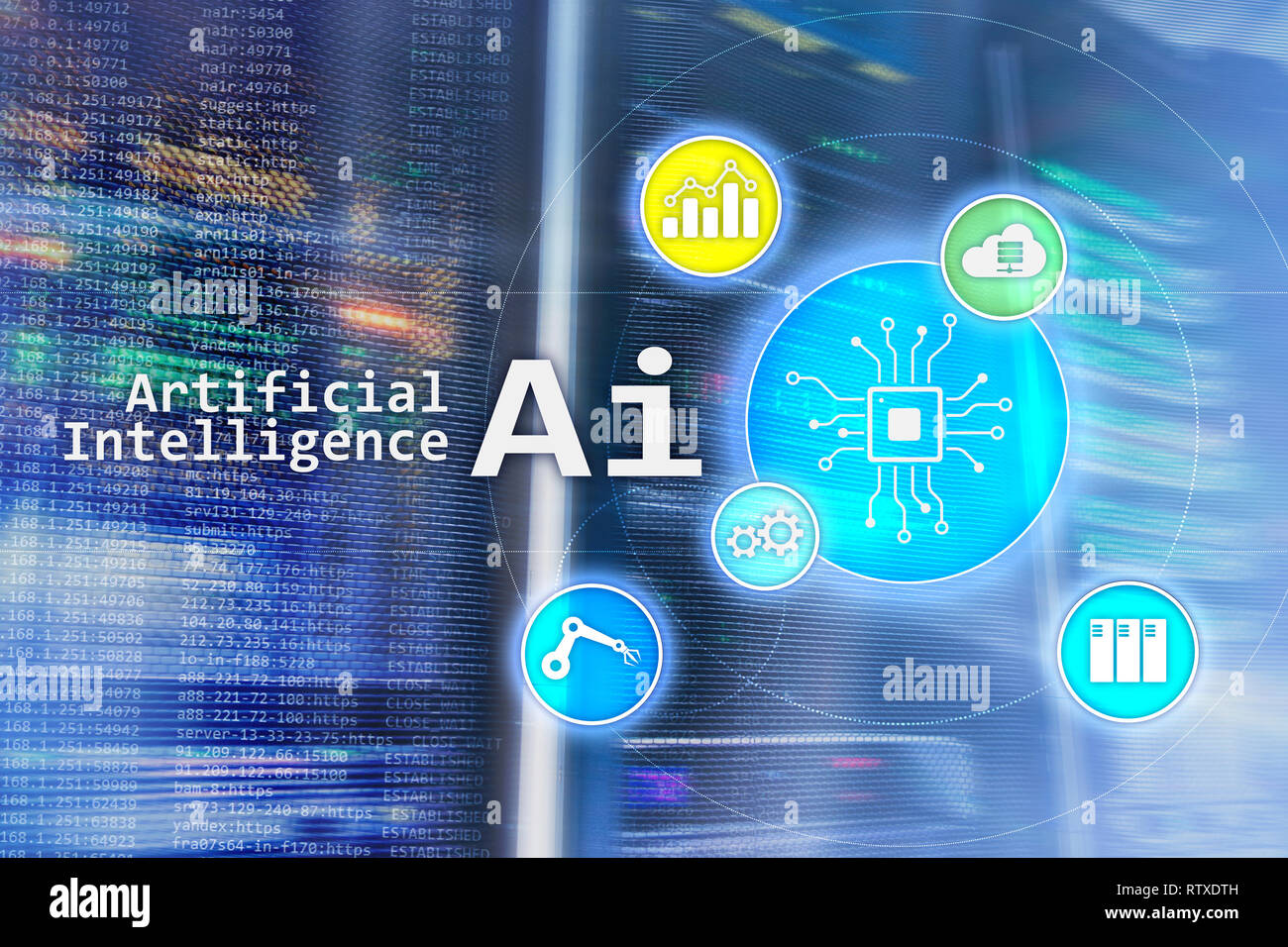 AI, Artificial intelligence, automation and modern information ...