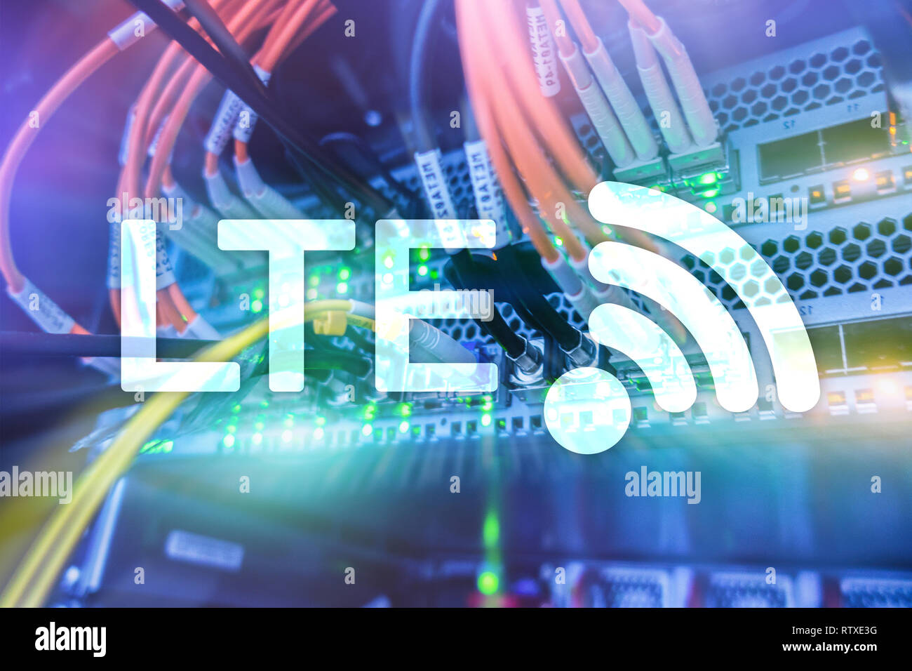 LTE, 5g wireless internet technology concept Stock Photo - Alamy
