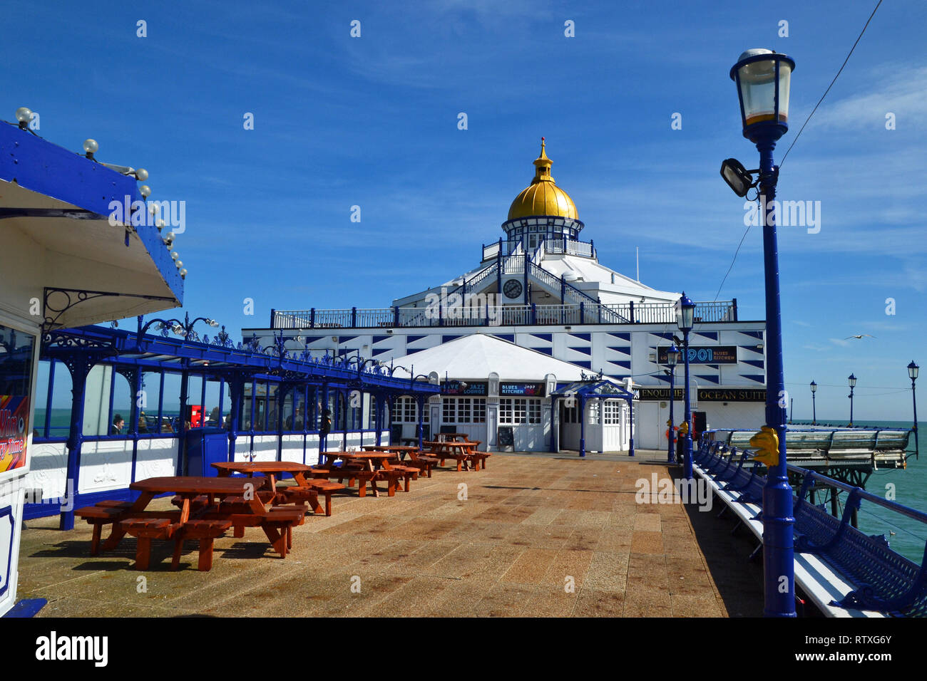 Eastbourne Pier, Eastbourne Seafront, East Sussex, UK Stock Photo - Alamy