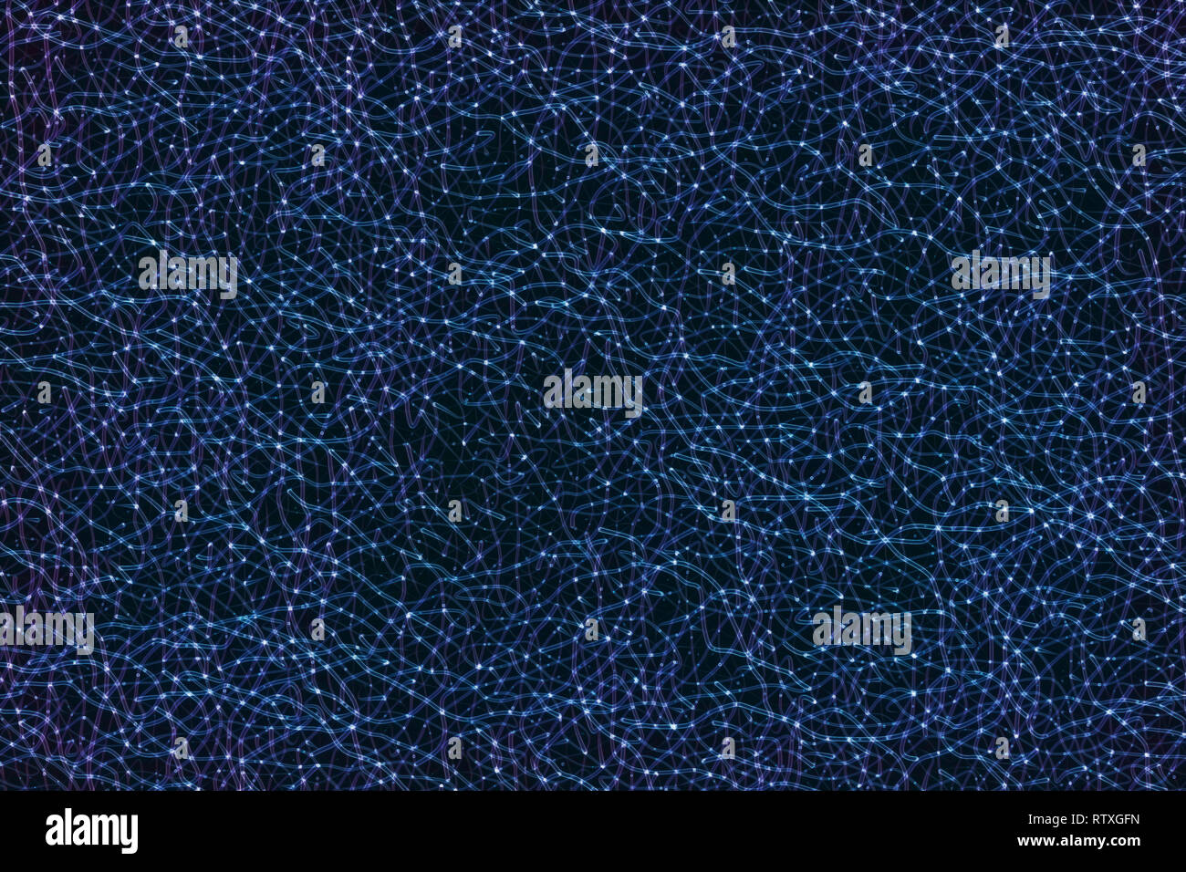 Conceptual illustration of an organic network Stock Photo - Alamy