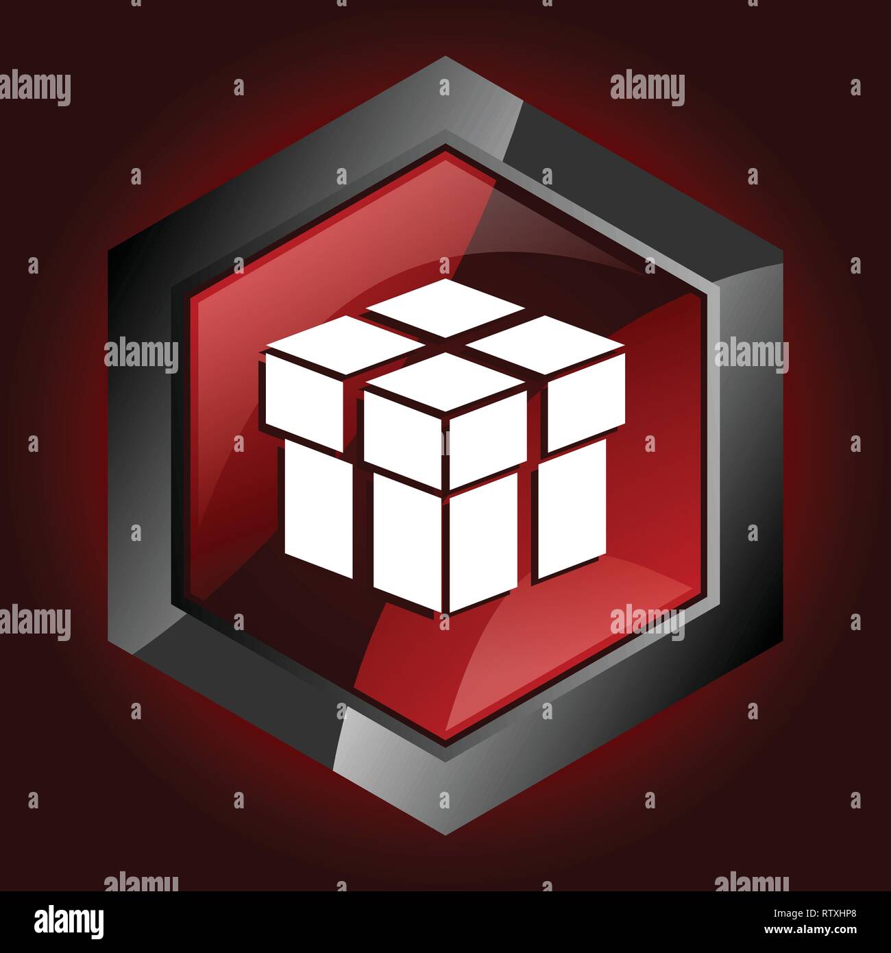 Hexagon box container hi-res stock photography and images - Alamy