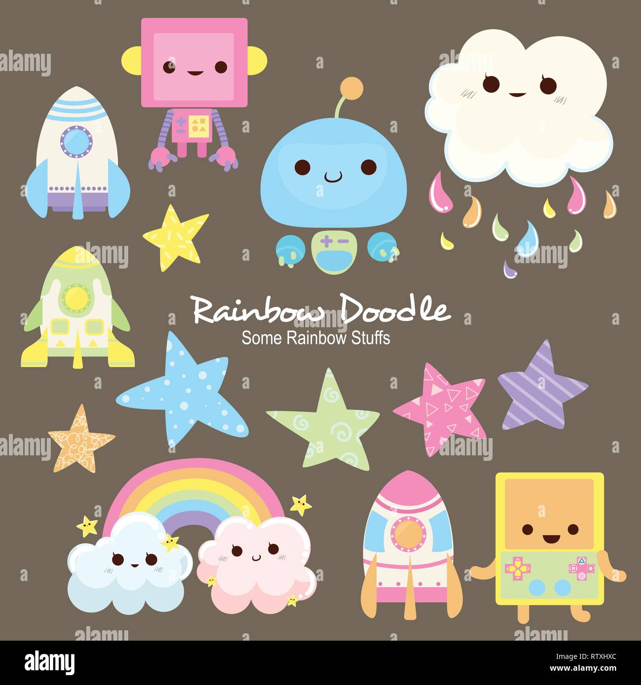 Doodle Art Rainbow at Ricky Payne blog