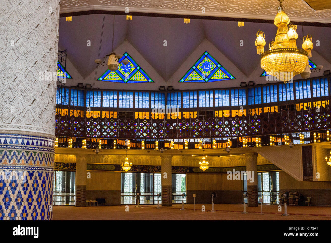 Inside A Mosque Prayer Hall
