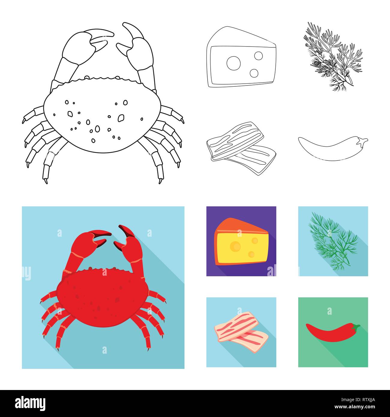 Lard block Stock Vector Images - Alamy