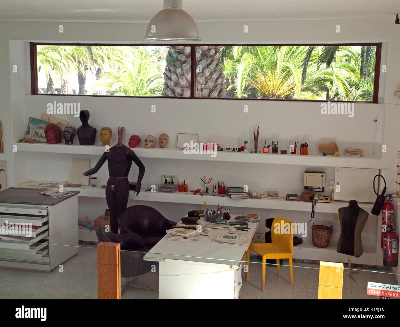 The Cesar Manrique House Museum in Lanzarote Stock Photo - Alamy