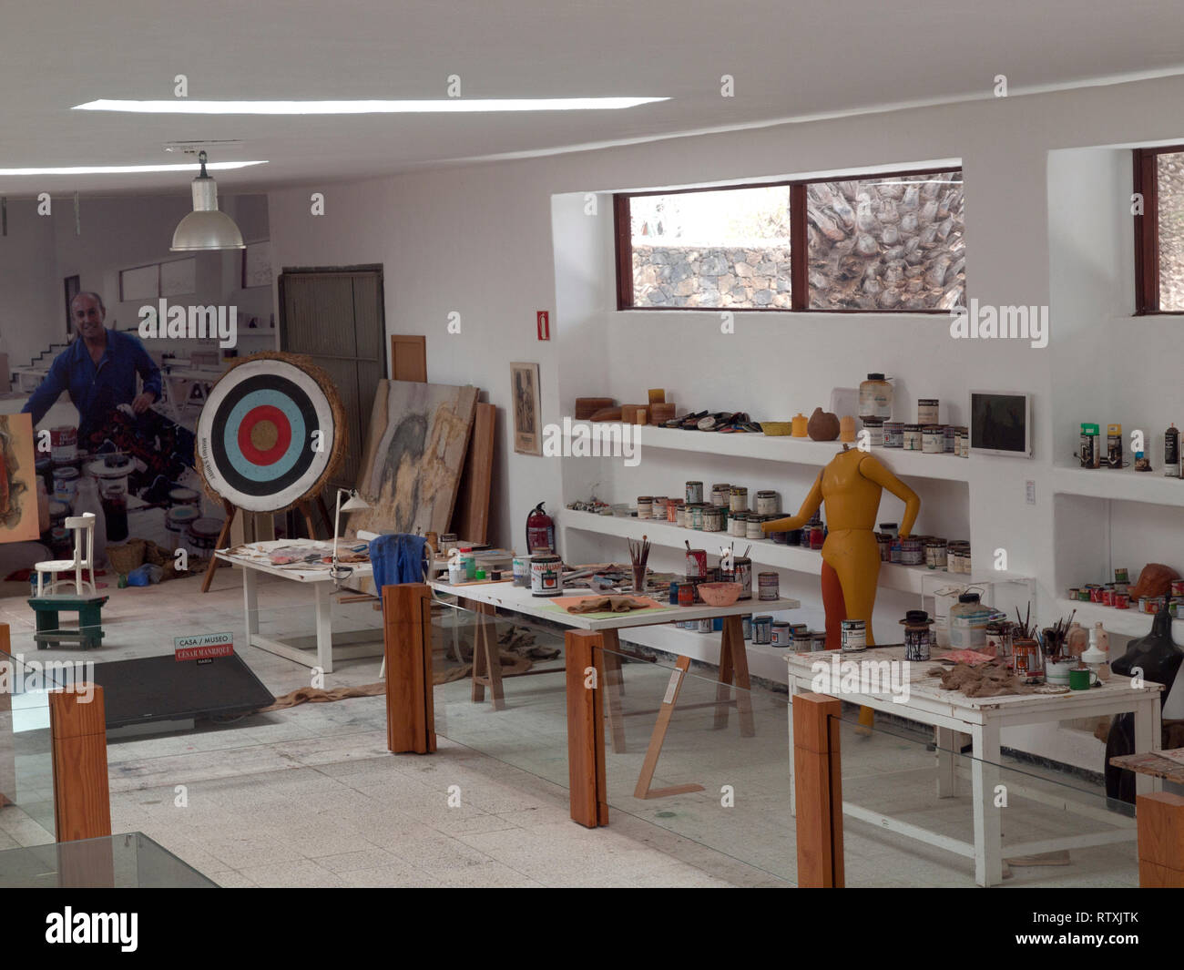 The Cesar Manrique House Museum in Lanzarote Stock Photo - Alamy