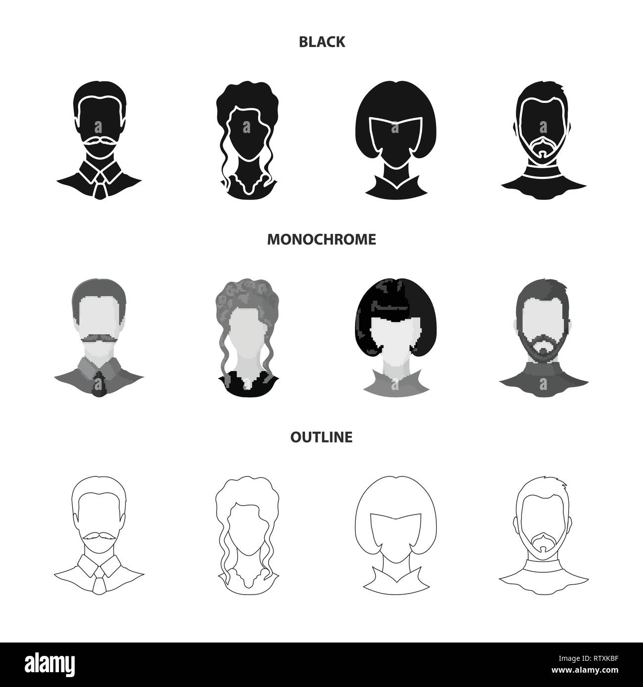 Vector design of professional and photo logo. Collection of ...