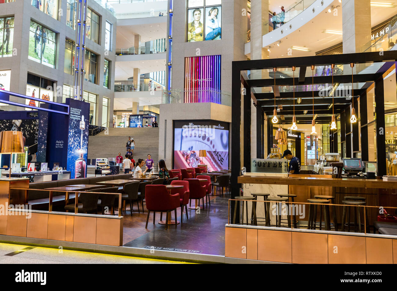 Pavilion Mall Interior View, Bukit Bintang, Kuala Lumpur, Malaysia ...