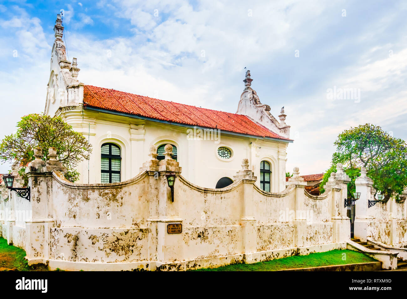 Dutch reformed church in Galle Fort, Sri Lanka Stock Photo - Alamy