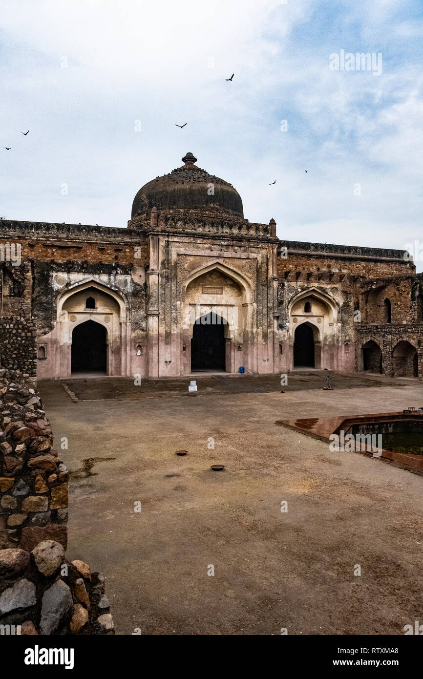 Khairul Manazil mosque (the most auspicious of houses), Delhi. India ...