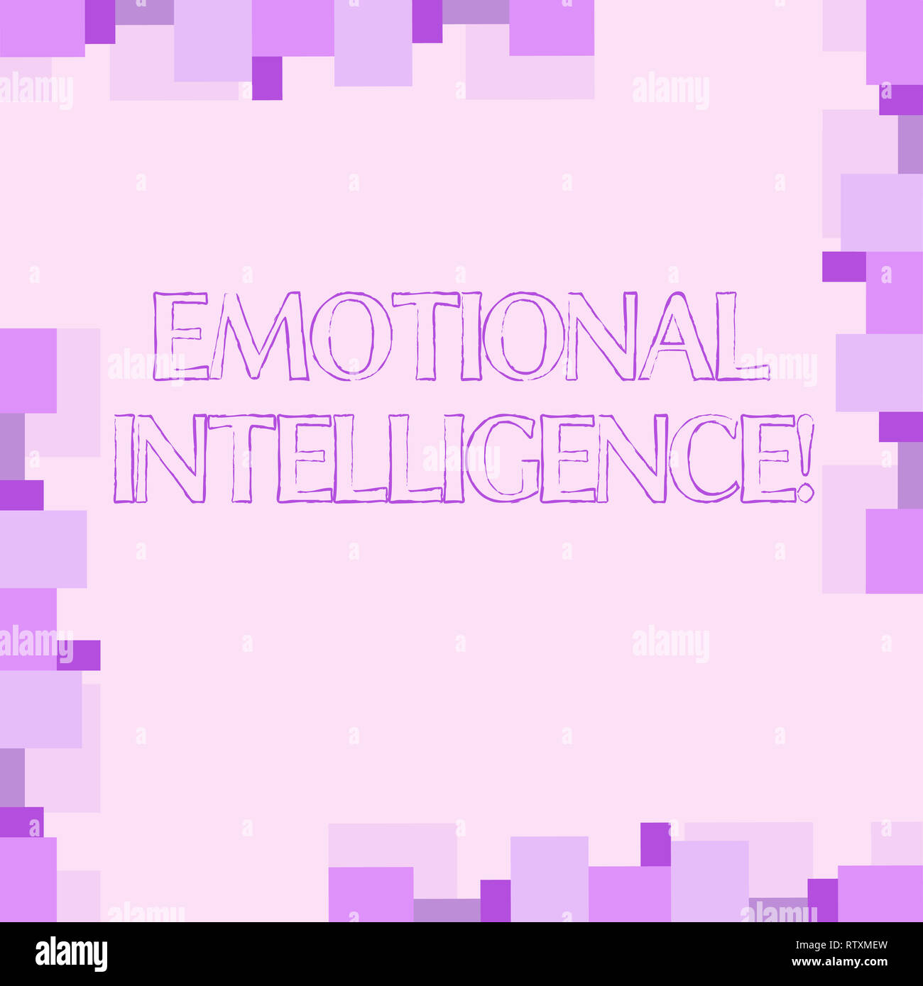 Handwriting text writing Emotional Intelligence. Concept meaning ...