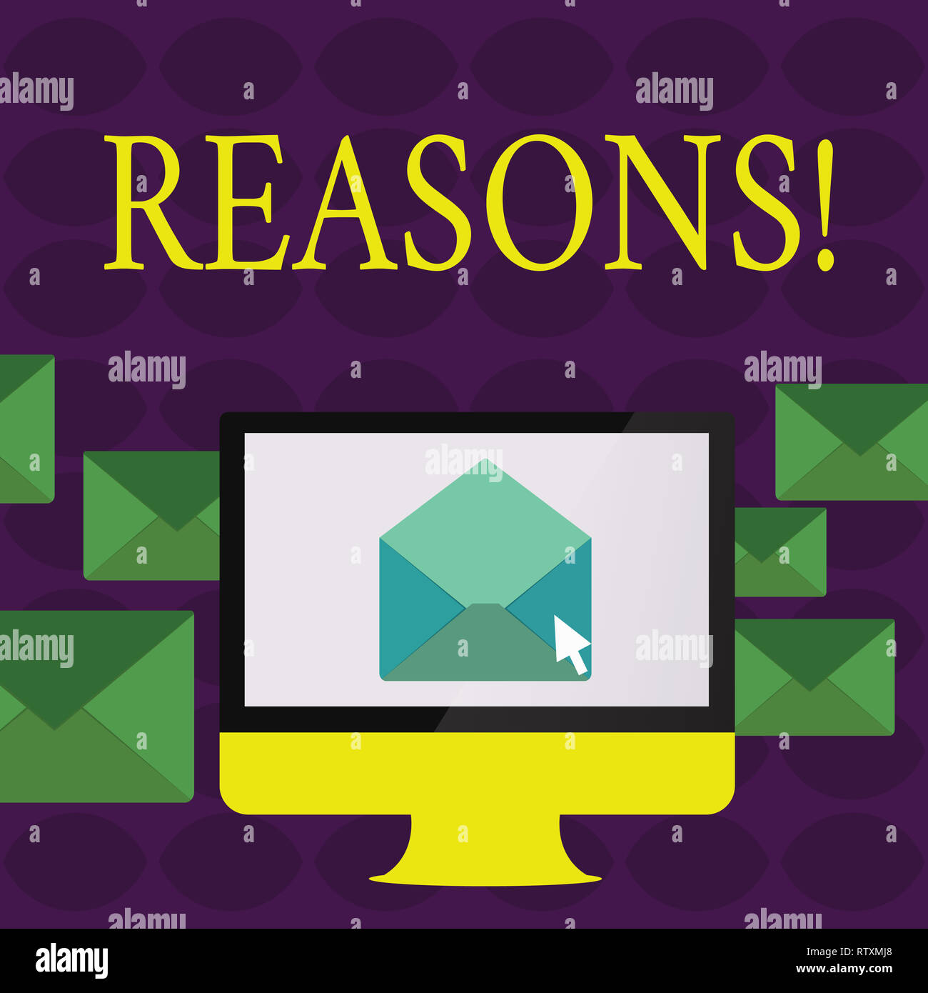 Text sign showing Reasons. Conceptual photo Causes Explanations ...