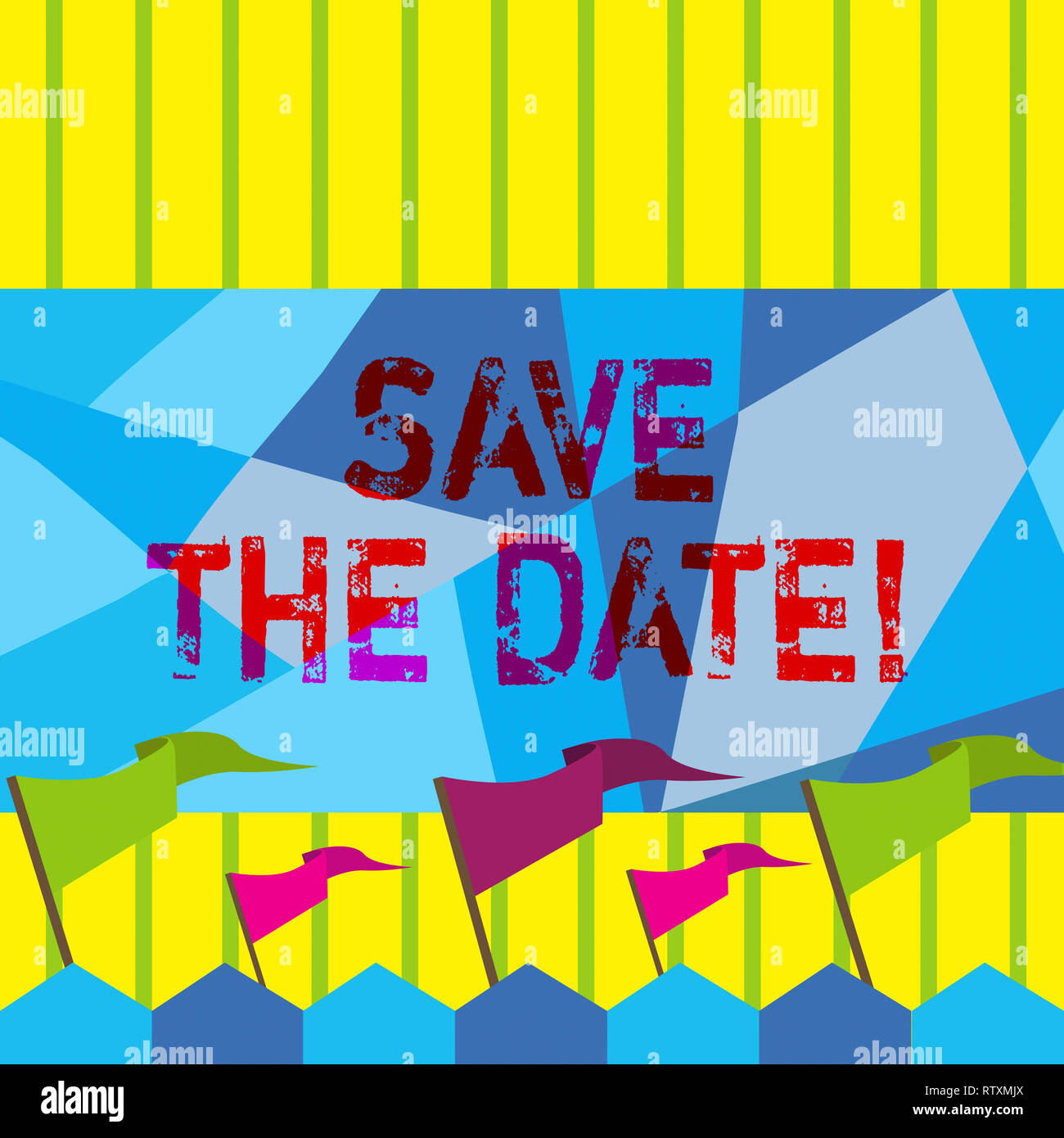 Word writing text Save The Date. Business concept for Remember not to ...