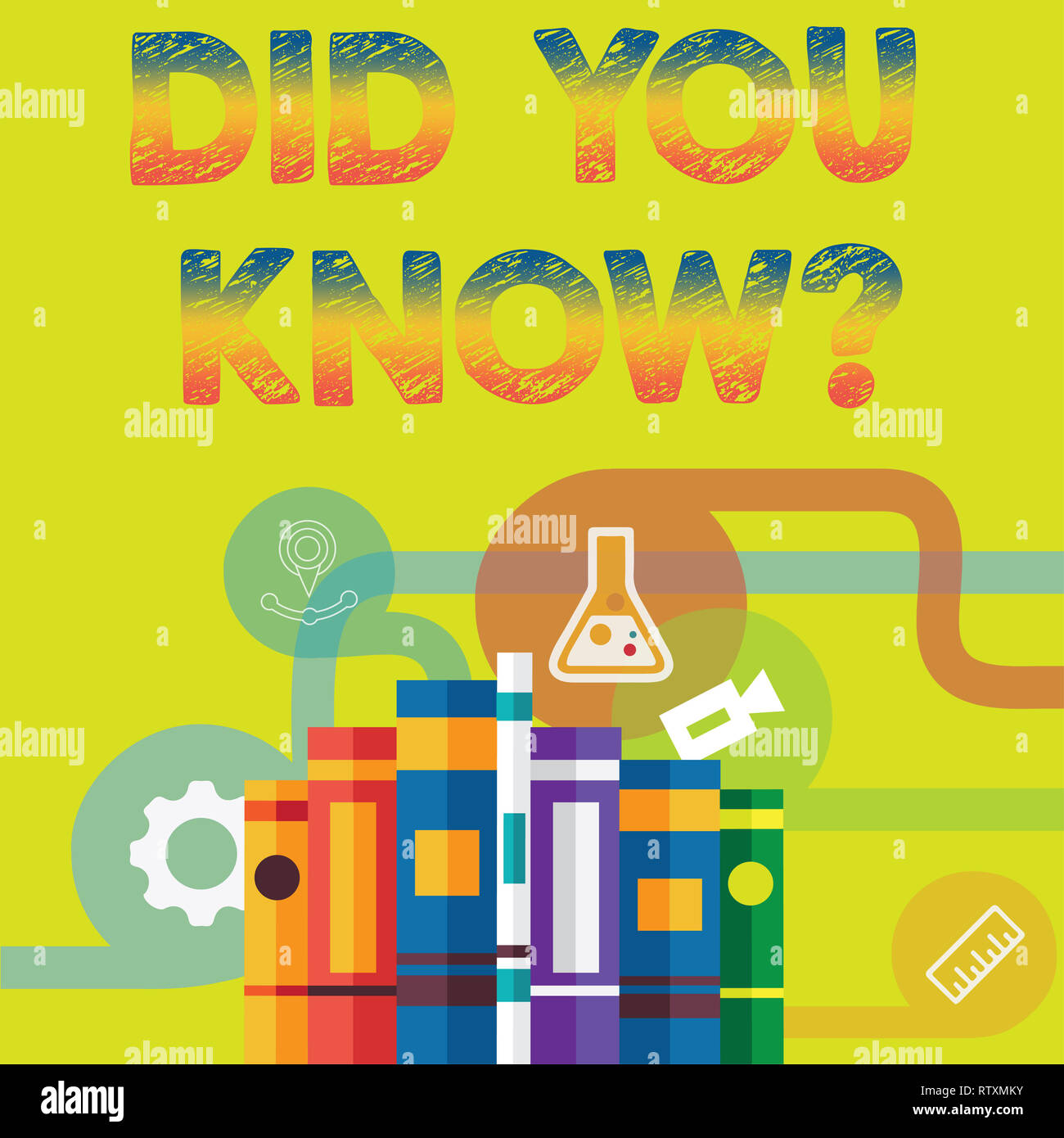 Handwriting Text Did You Knowquestion Concept Meaning Were Informed Learn Something New Give