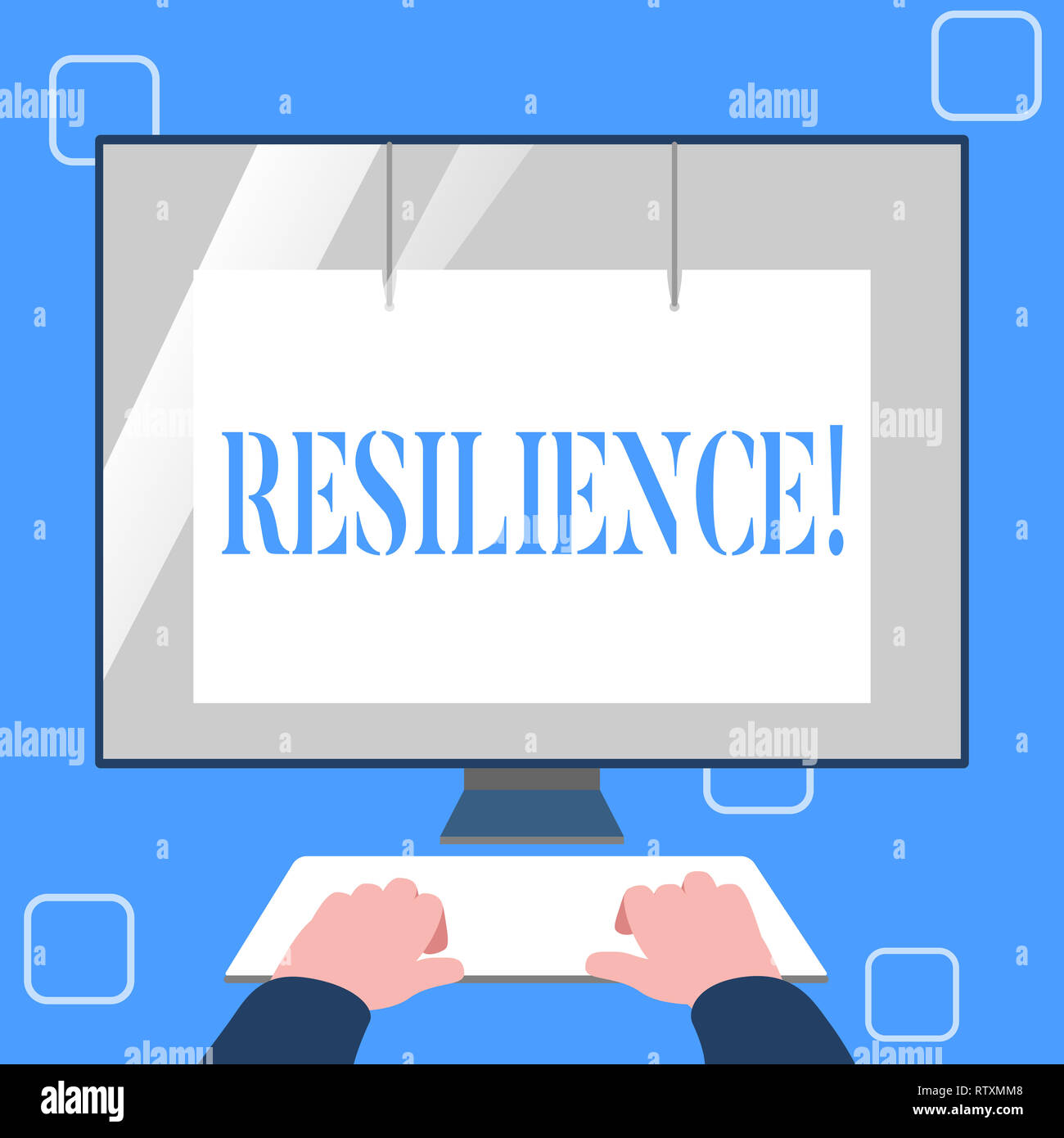 Handwriting text writing Resilience. Concept meaning Capacity to ...