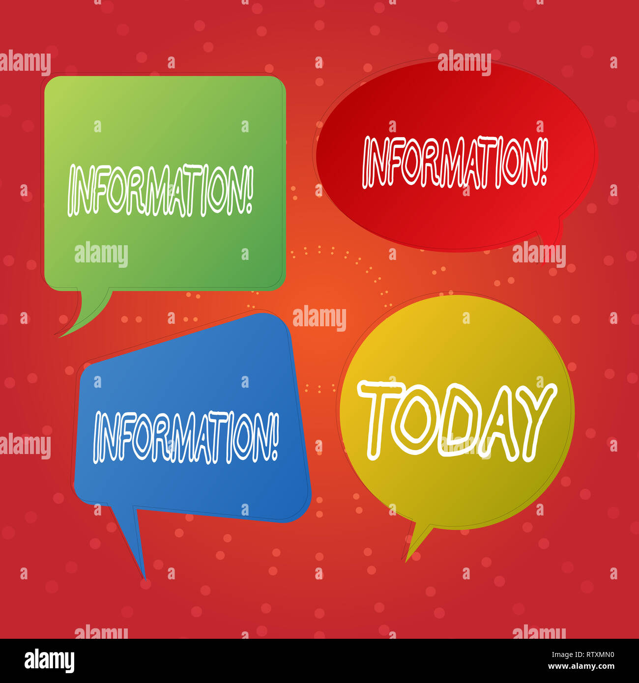 Text sign showing Information. Conceptual photo Facts learned about ...