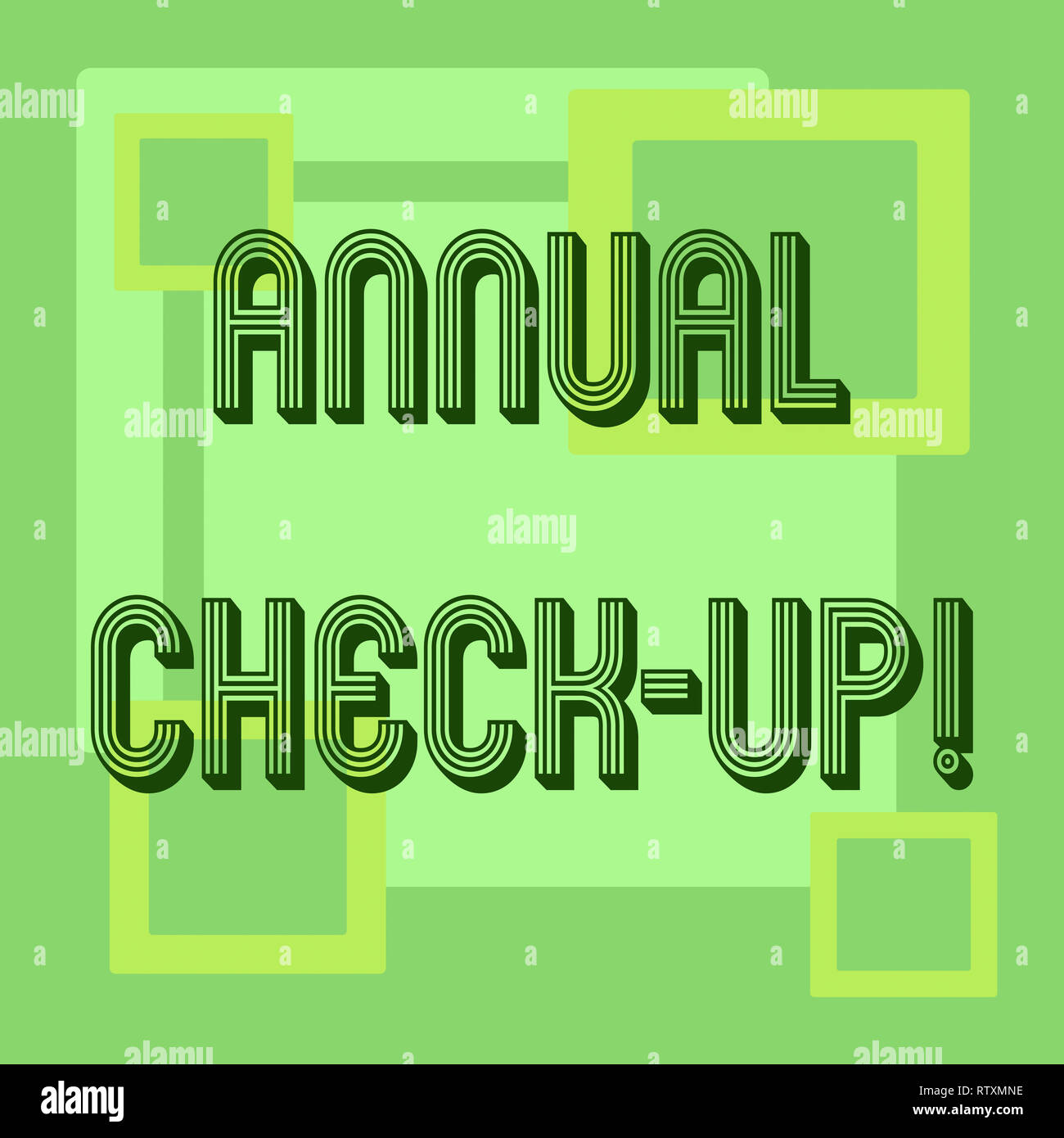Yearly check up hi-res stock photography and images - Alamy