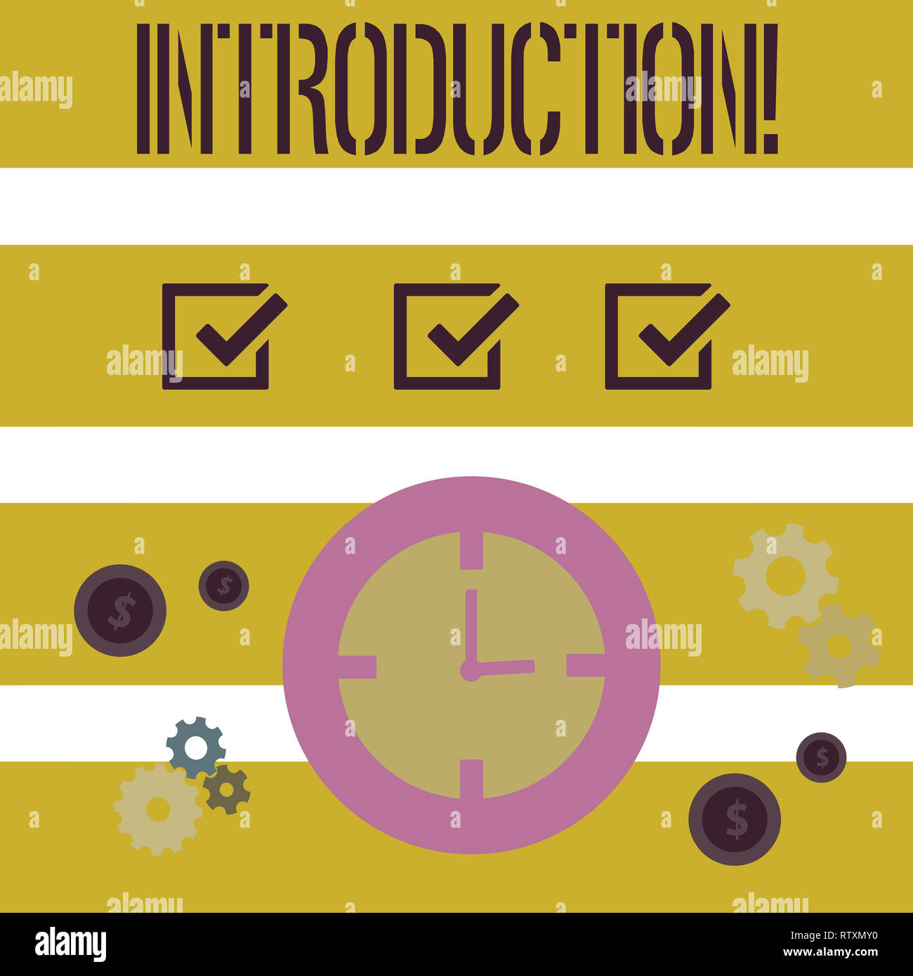 Word writing text Introduction. Business concept for First part of a ...