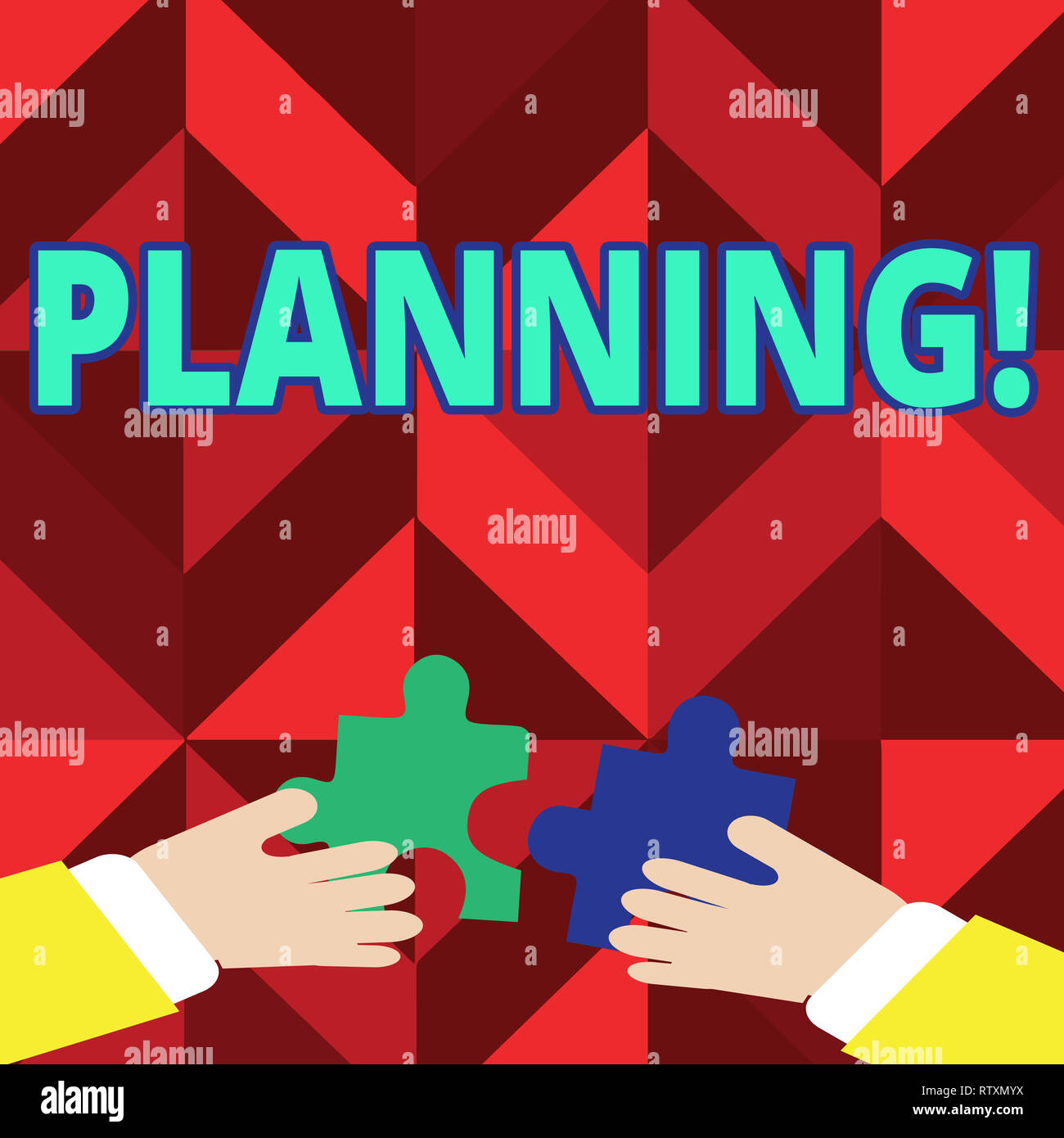 Text sign showing Planning. Conceptual photo Defining strategies for ...