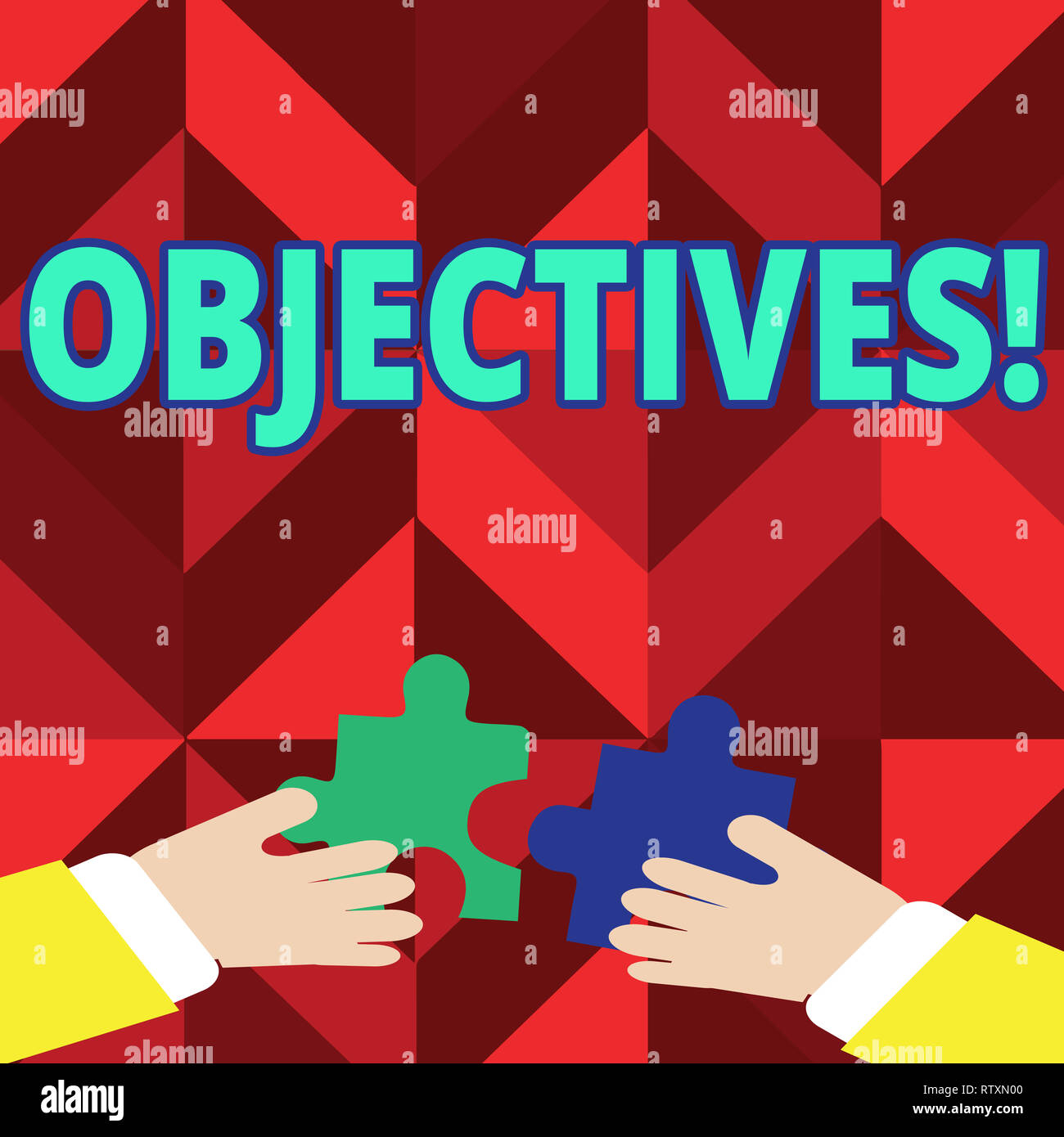 Text sign showing Objectives. Conceptual photo Goals planned to be ...