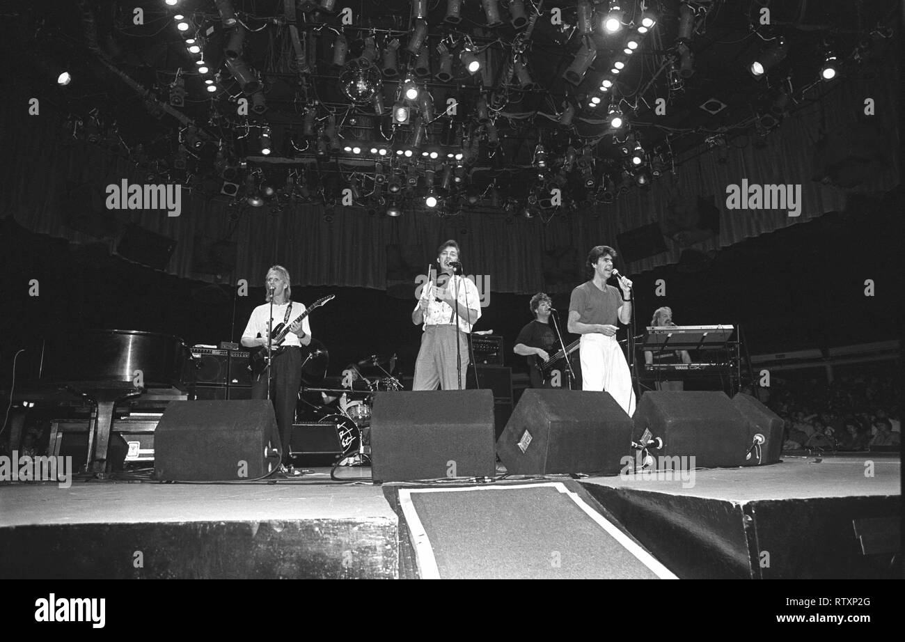 A singer of the the rock band Three Dog Night is shown performing on ...