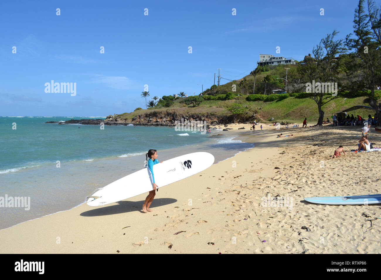 Hawaiian water sports hi-res stock photography and images - Alamy