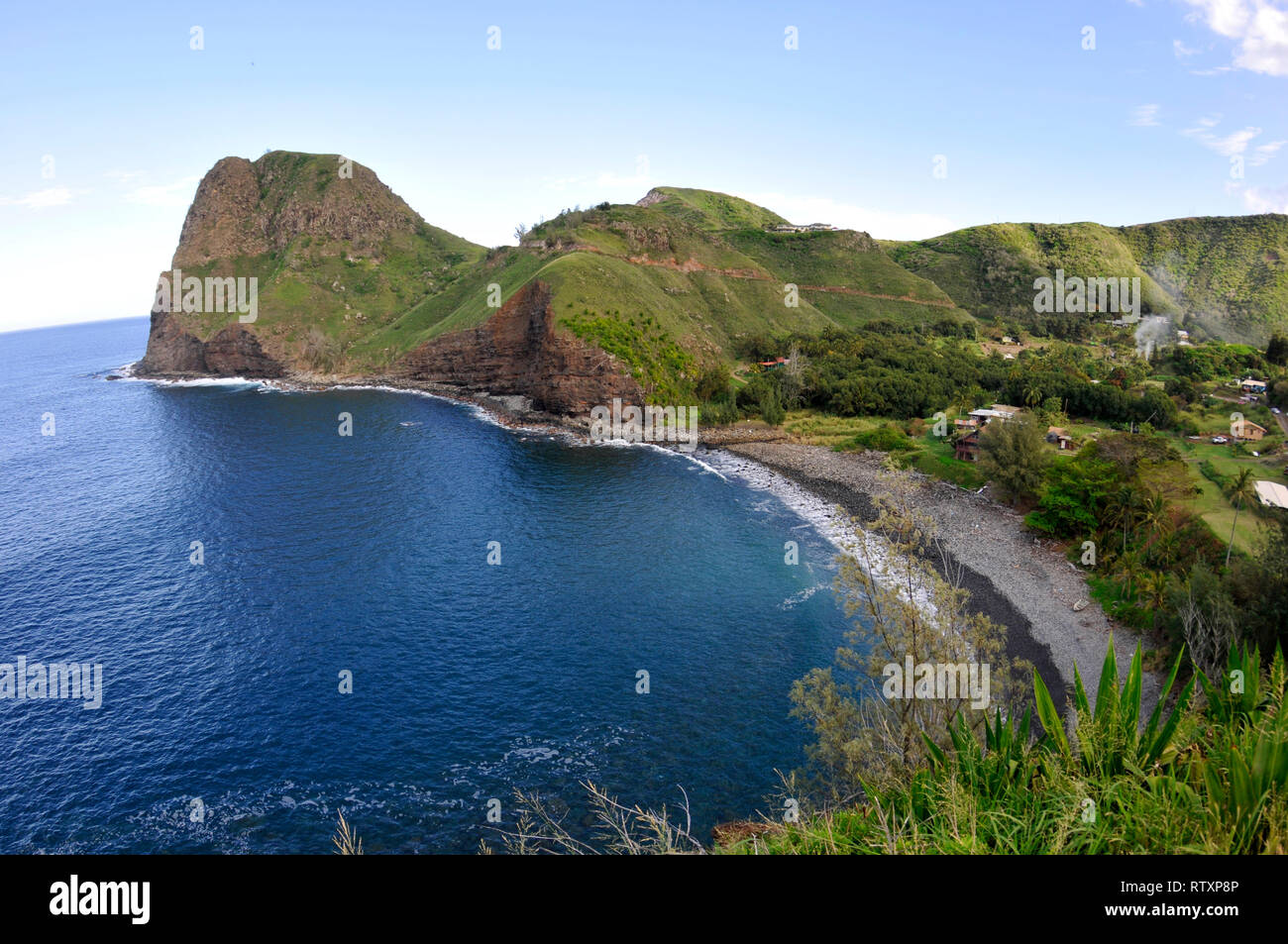 Kahakuloa bay aerial hi-res stock photography and images - Alamy