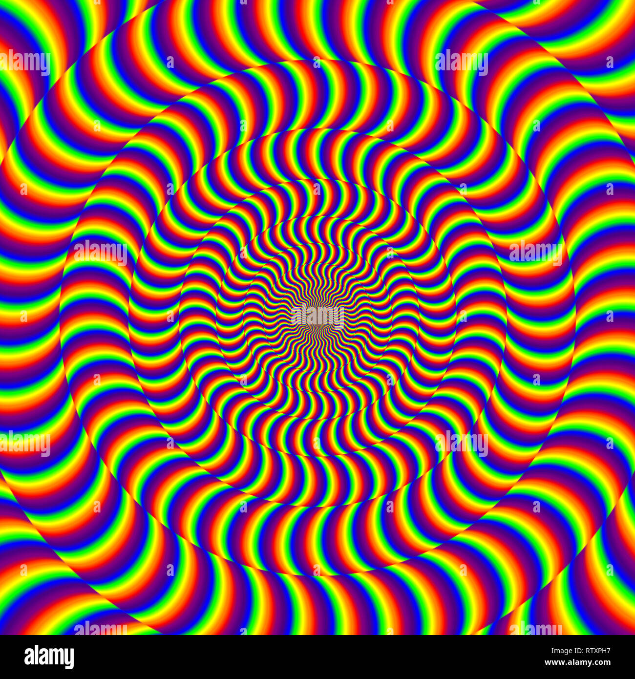 Psychedelic Rainbow Spiral High Resolution Stock Photography and Images ...