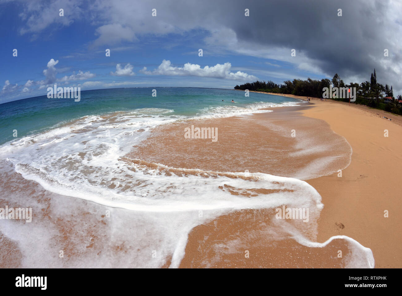 Kee Beach, Kauai, Hawaii, USA Stock Photo - Alamy