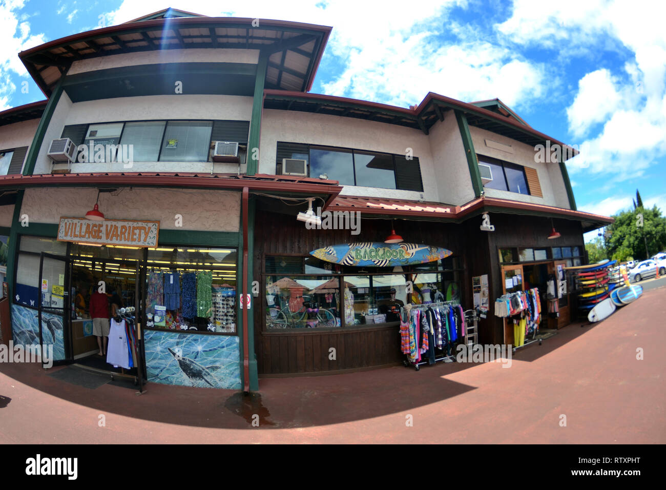 Hanalei shops hi-res stock photography and images - Alamy