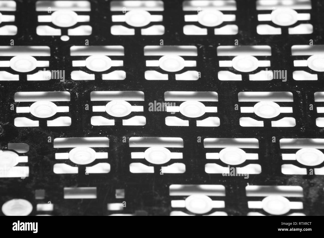 notebook black keyboard membrane Stock Photo - Alamy