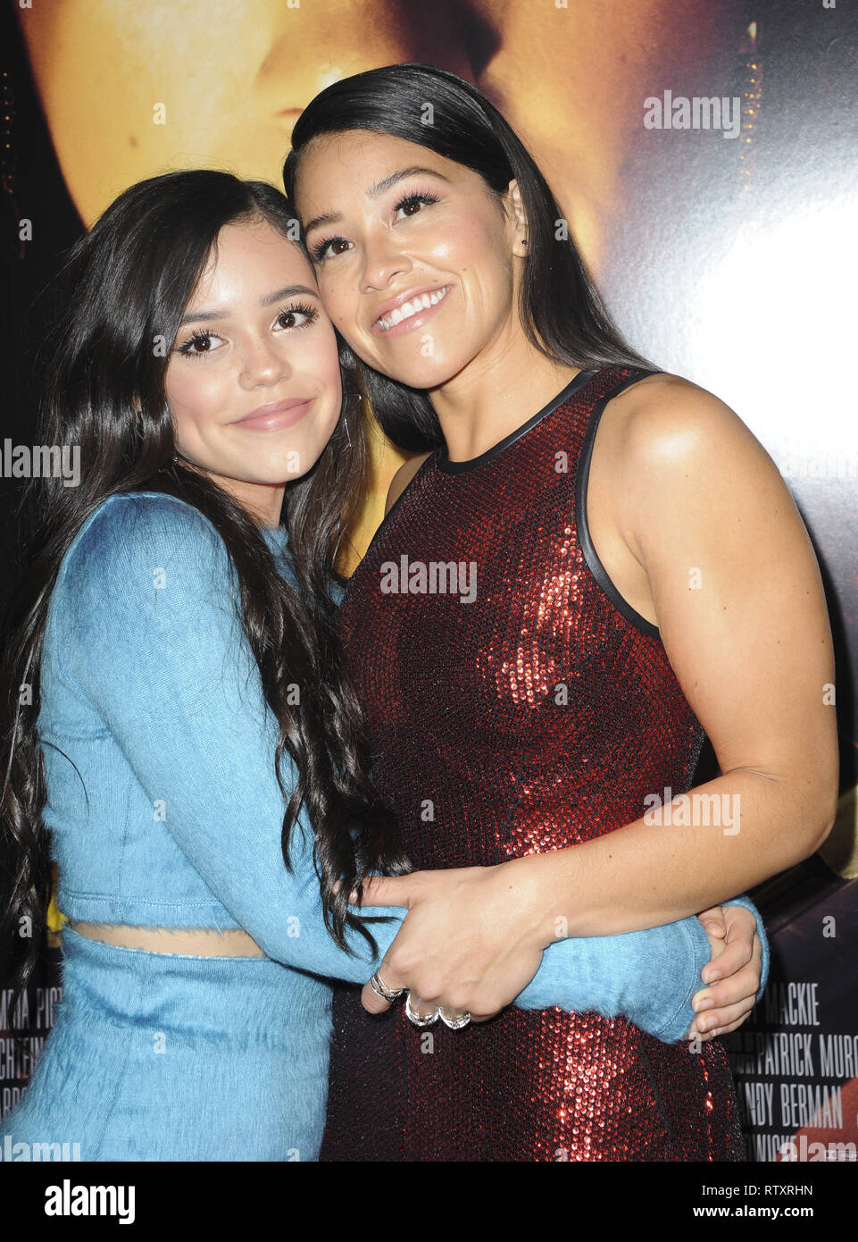 Film Premiere of Miss Bala Featuring: Jenna Ortega, Gina Rodriguez ...