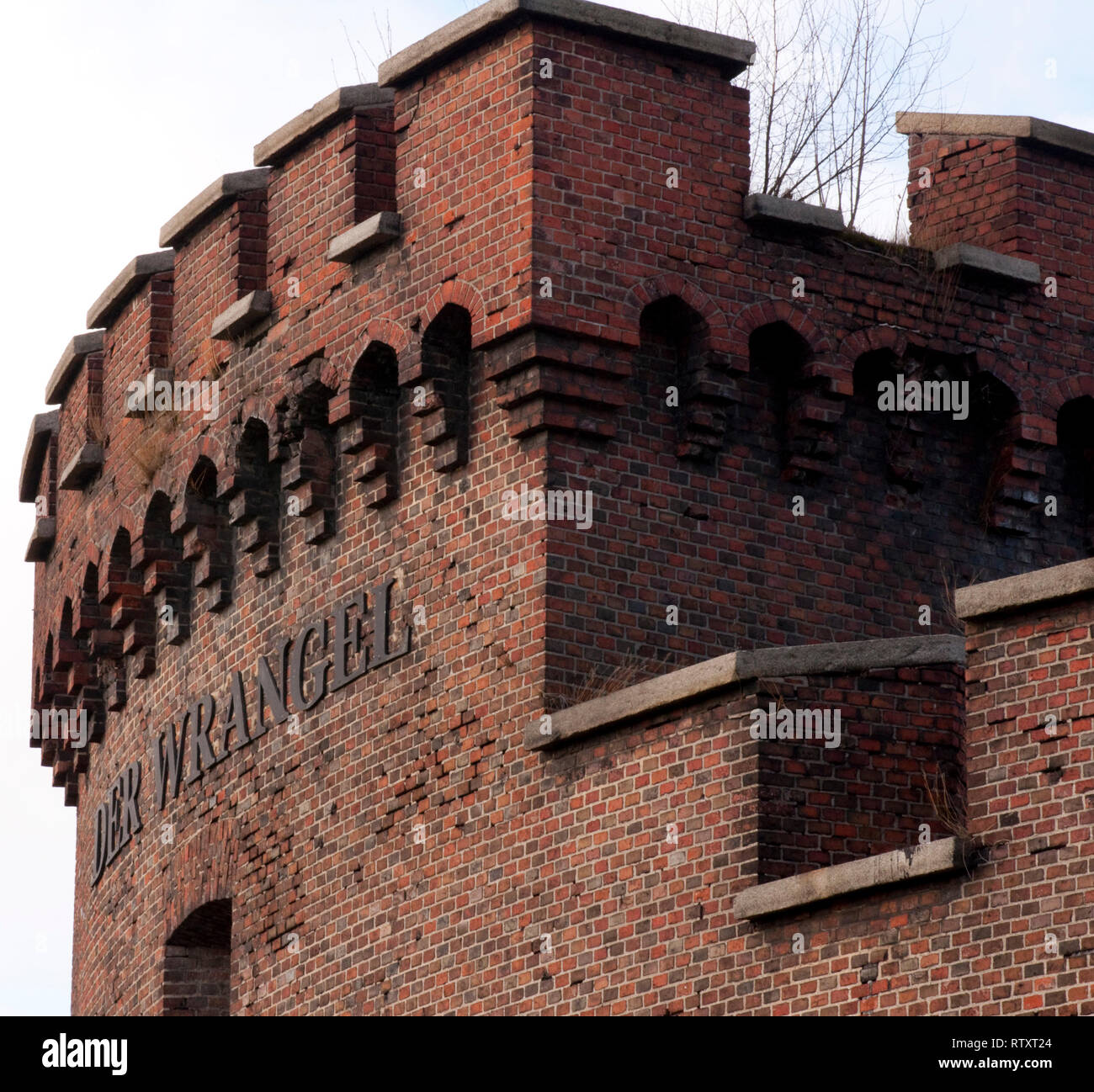 Brick wall of a fortress in the city of Kaliningrad Stock Photo - Alamy