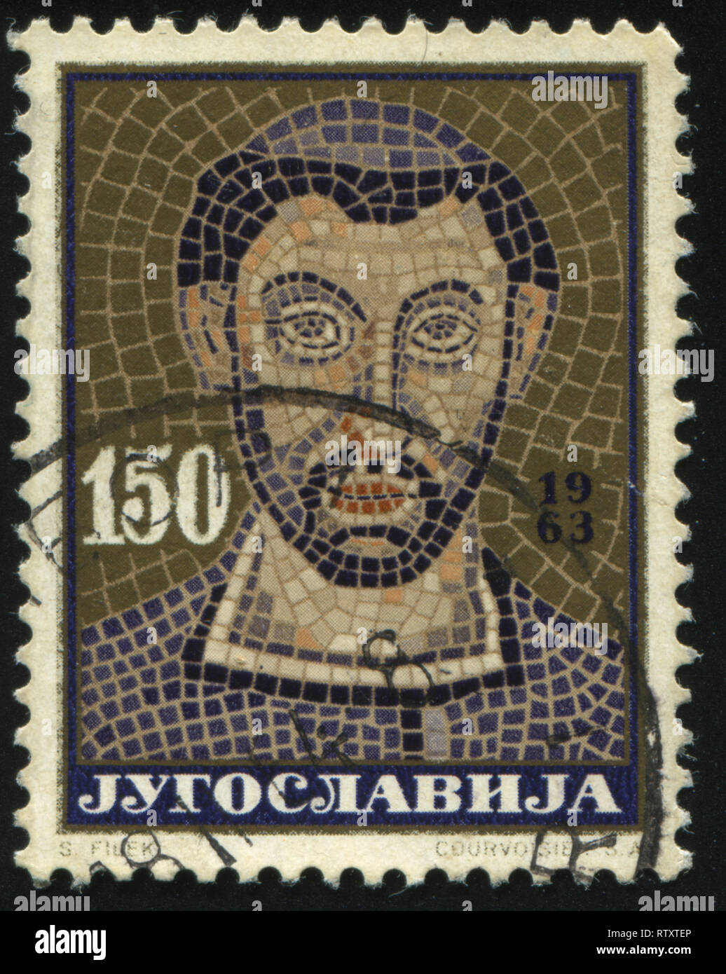 RUSSIA KALININGRAD, 12 NOVEMBER 2016: stamp printed by Yugoslavia ...