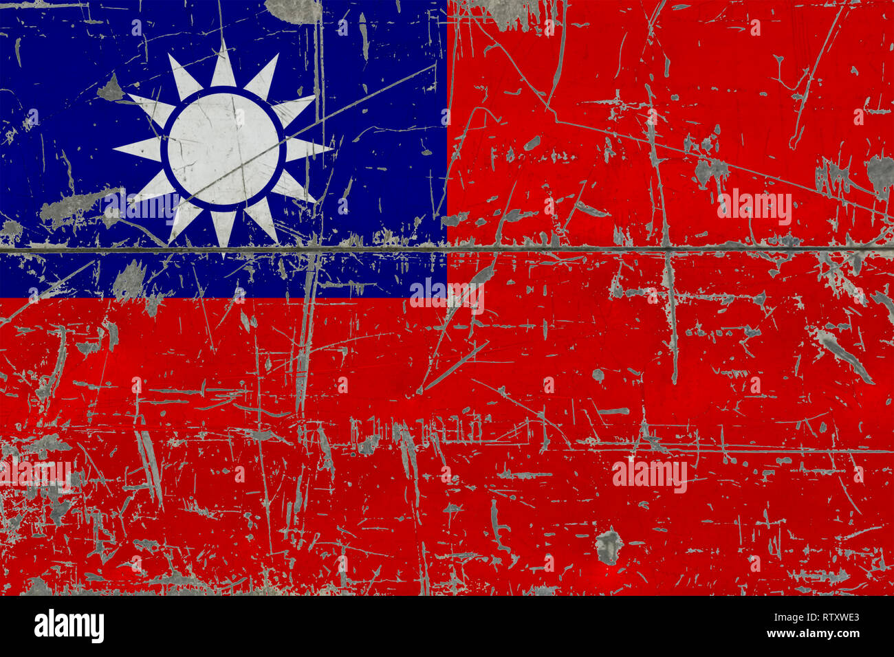 Old Taiwan Flag High Resolution Stock Photography and Images - Alamy