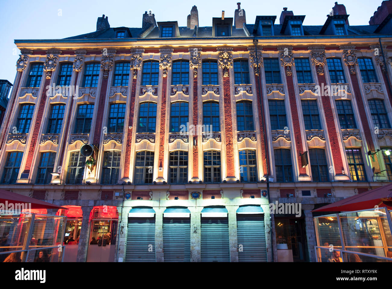 Historic building in the centre of Lille in France Stock Photo - Alamy